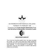 Download [PDF] 1999 UKMT UK IMC Solutions Leaflet Intermediate ...