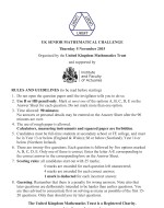 Download [PDF] 2015 UKMT UK SMC Questions Senior Mathematical Challenge ...