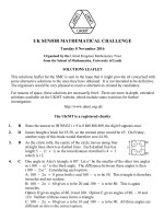 Download [PDF] 2016 UKMT UK SMC Solutions Leaflet Senior Mathematical ...