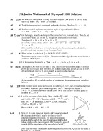 Download [PDF] 2001 UKMT UK JMO Solutions Junior Mathematical Olympiad ...