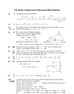 Download [PDF] 2002 UKMT UK JMO Solutions Junior Mathematical Olympiad ...