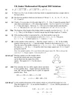 Download [PDF] 2003 UKMT UK JMO Solutions Junior Mathematical Olympiad ...