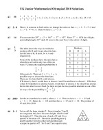 Download [PDF] 2010 UKMT UK JMO Solutions Junior Mathematical Olympiad ...
