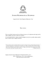 Download PDF 2018 UKMT UK JMO Solutions Junior Mathematical Olympiad ...