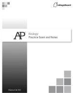 Download [PDF] 2012 AP Biology Practice Exam and Notes MCQ Multiple ...