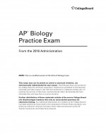 [PDF] 2016 AP Biology Practice Exam MCQ Multiple Choice Questions with ...