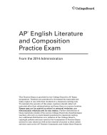 Download PDF 2014 AP English Literature and Composition Practice Exam ...