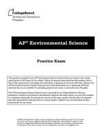 Download [PDF] 2008 AP Environmental Science Practice Exam MCQ Multiple ...