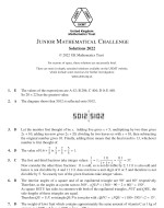 [PDF] 2022 UKMT UK JMC Solutions Junior Mathematical Challenge United ...